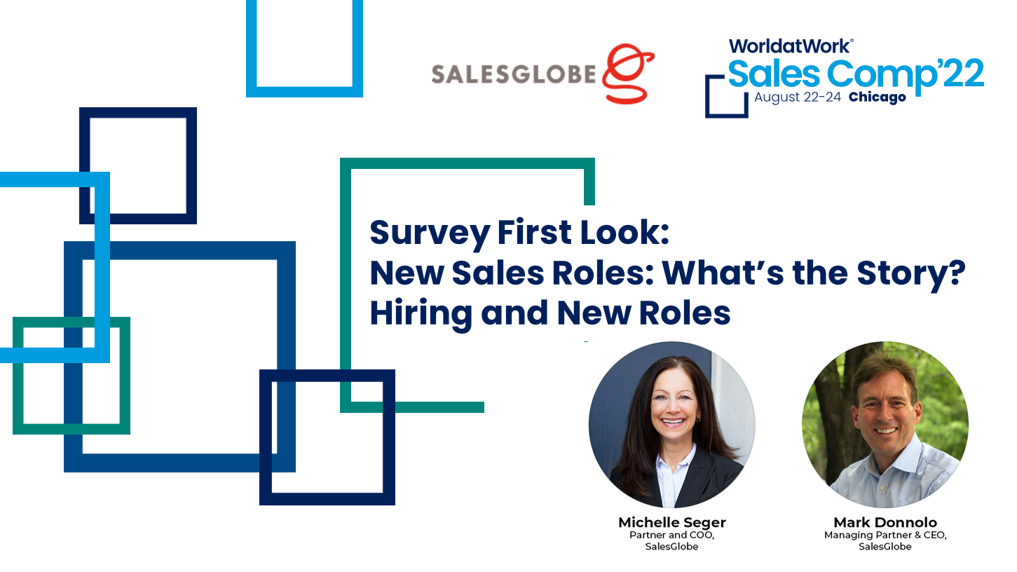 Sales Compensation - Survey First Look - SalesGlobe